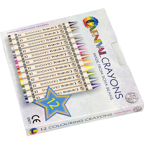 Promotional Carnival Crayons - 12 Pack | CM Brand